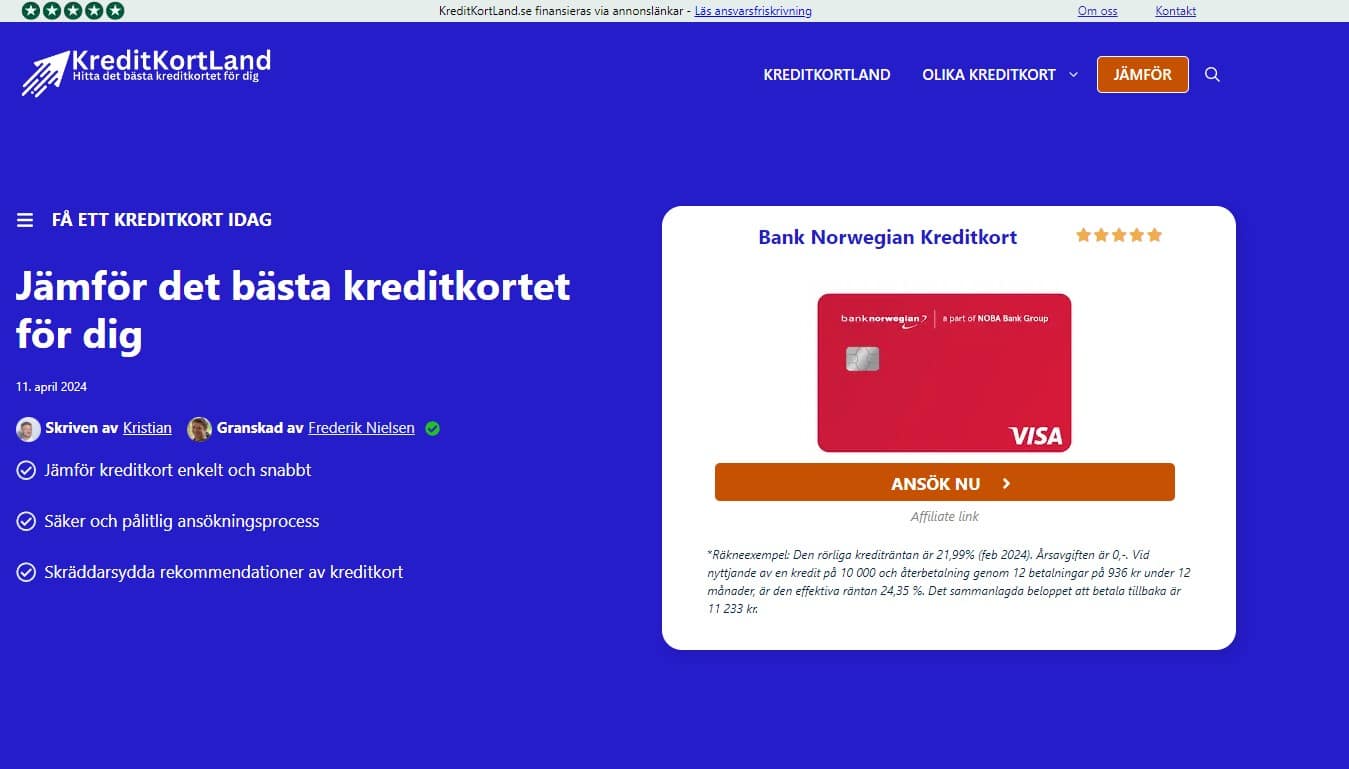 Olika kreditkort - Kreditkort Land